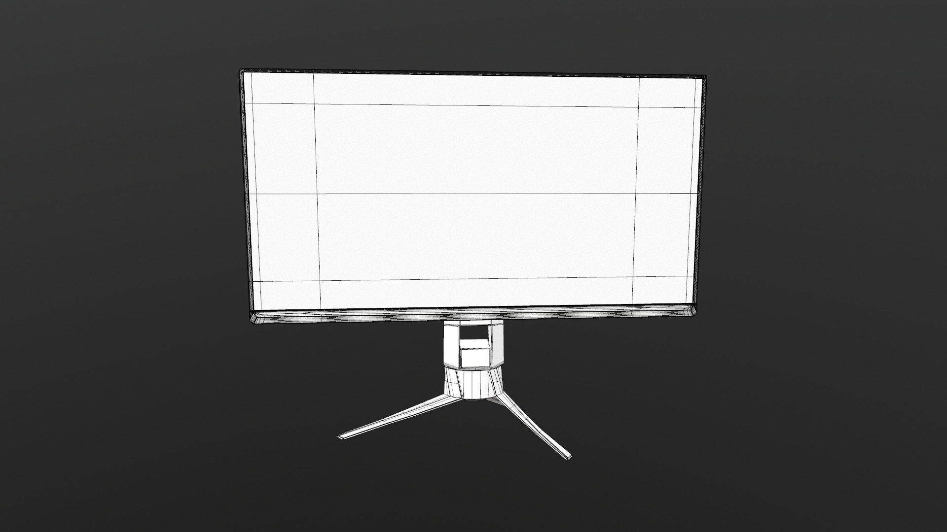 ASUS ROG Monitor 3D Model - TurboSquid 1956772