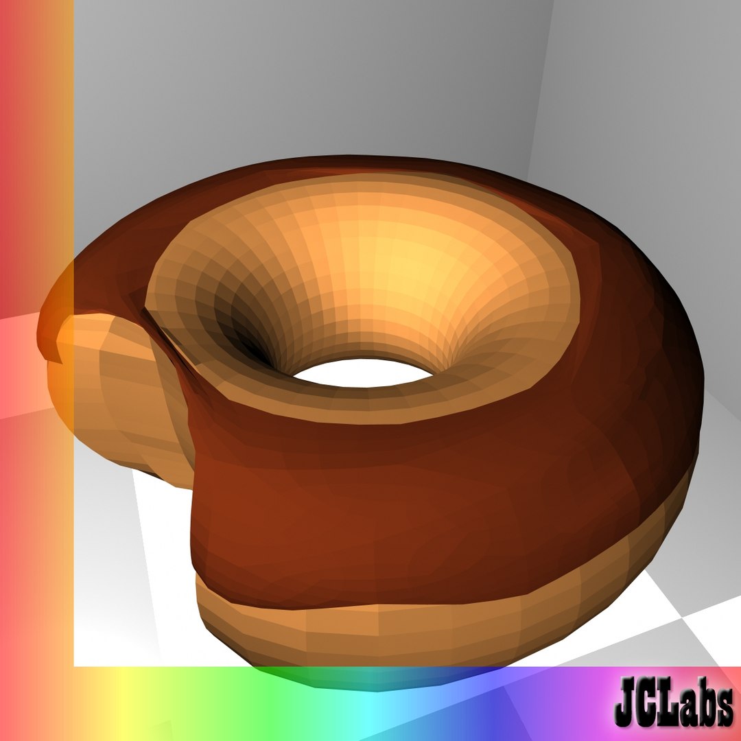 3d model donut doughnut