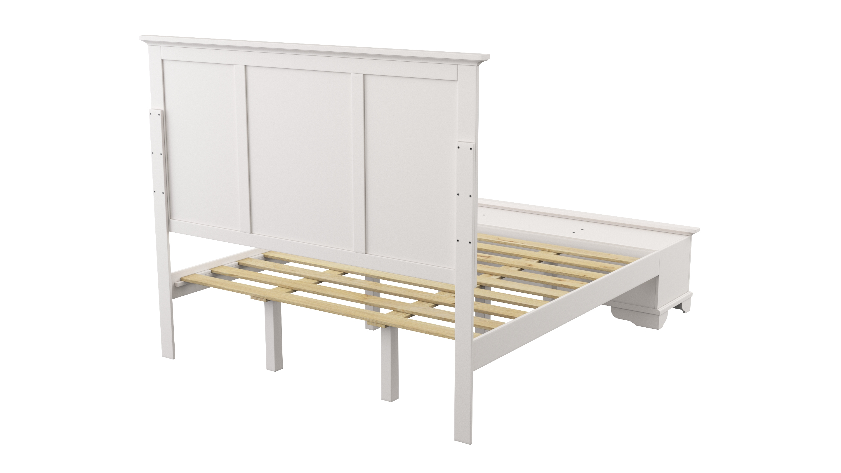3D Bed Frame model - TurboSquid 1881091