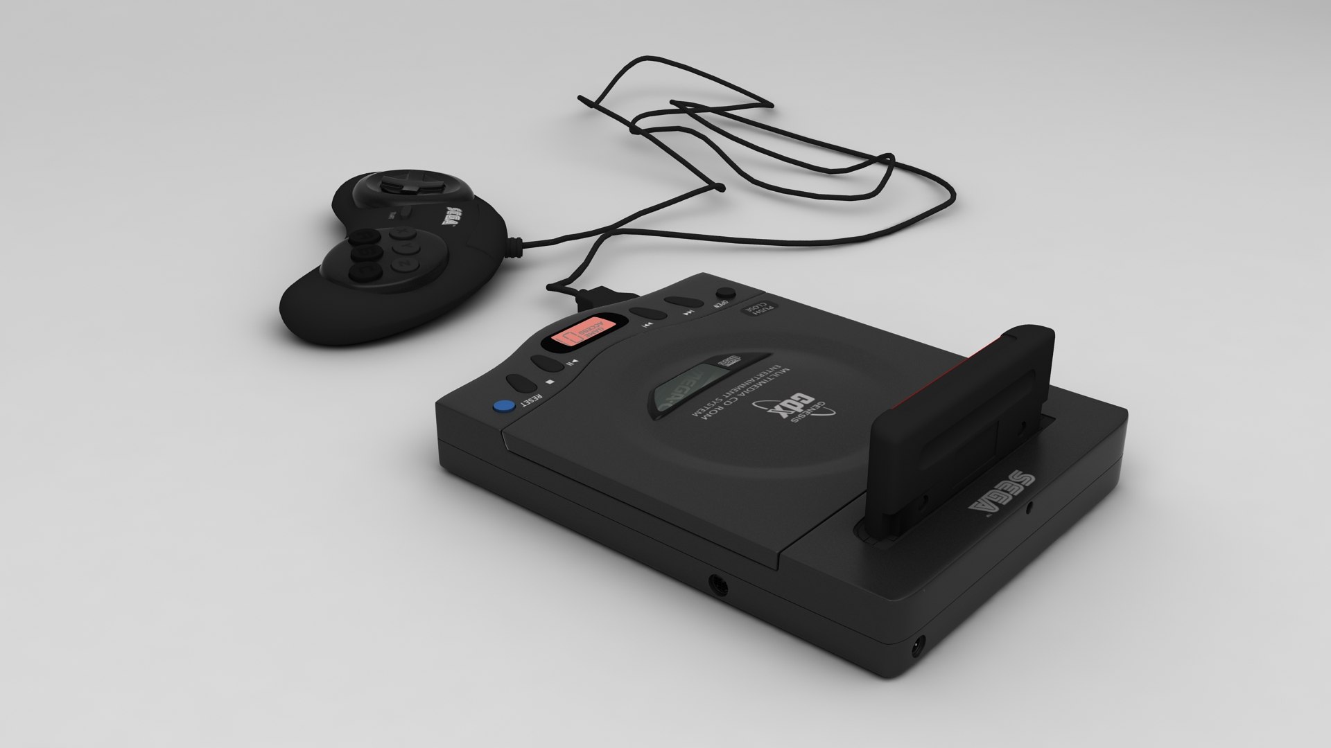 Sega Genesis CDX 3D Model - TurboSquid 2010942