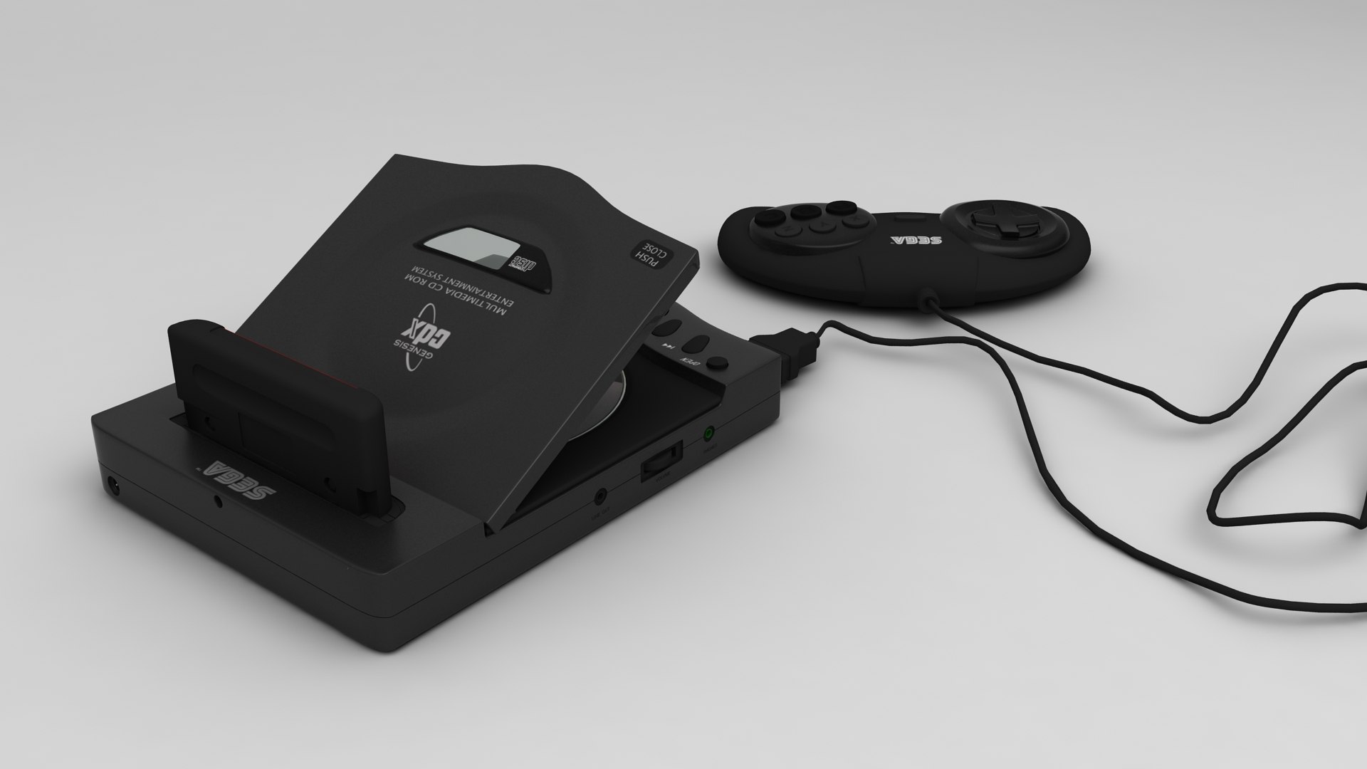 Sega Genesis CDX 3D Model - TurboSquid 2010942