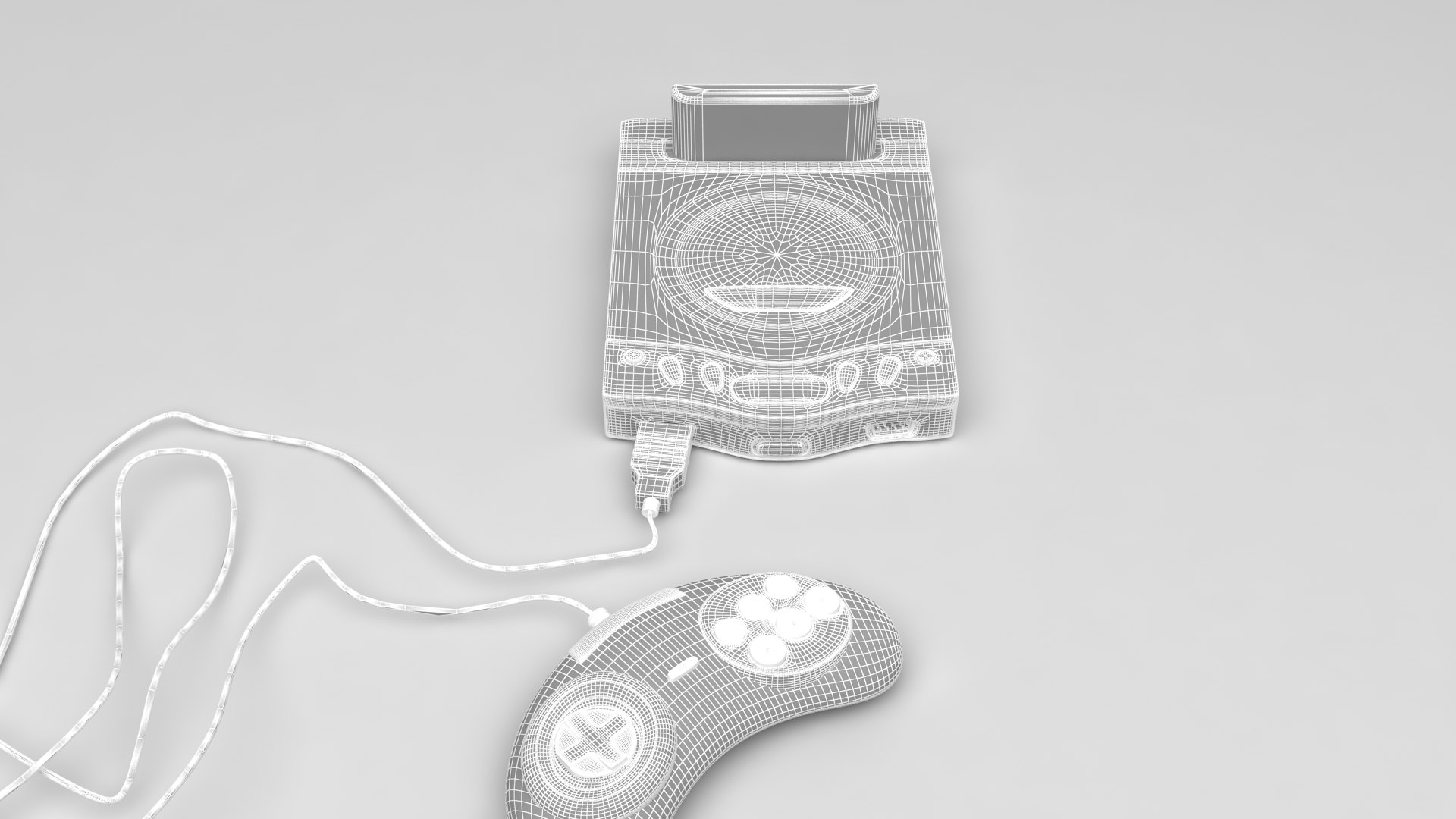 Sega Genesis CDX 3D Model - TurboSquid 2010942