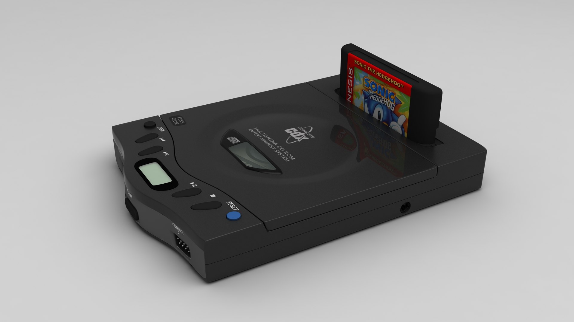 Sega Genesis CDX 3D Model - TurboSquid 2010942