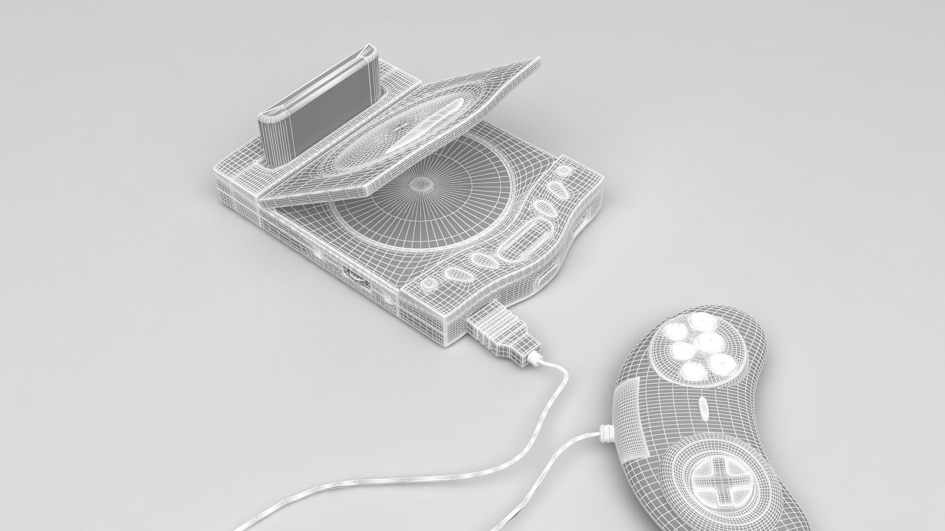 Sega Genesis CDX 3D Model - TurboSquid 2010942