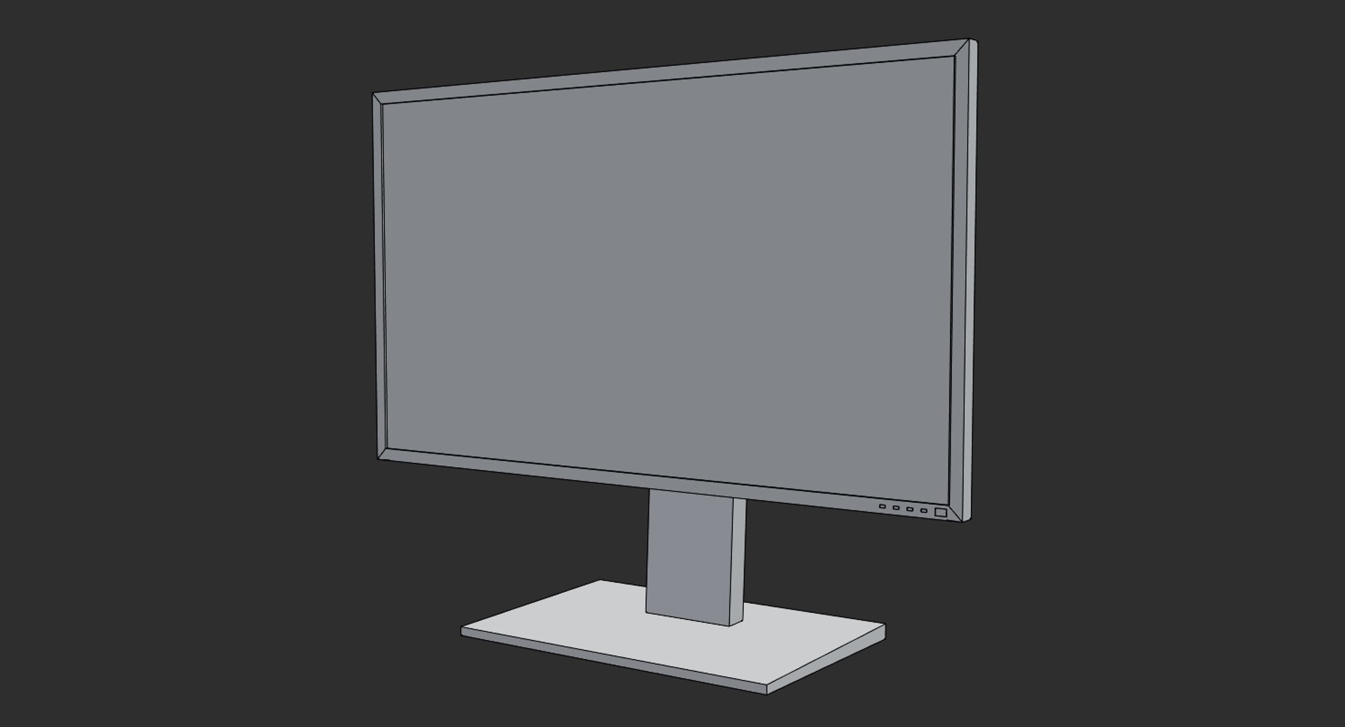 3D model widescreen computer monitor ready - TurboSquid 1276752