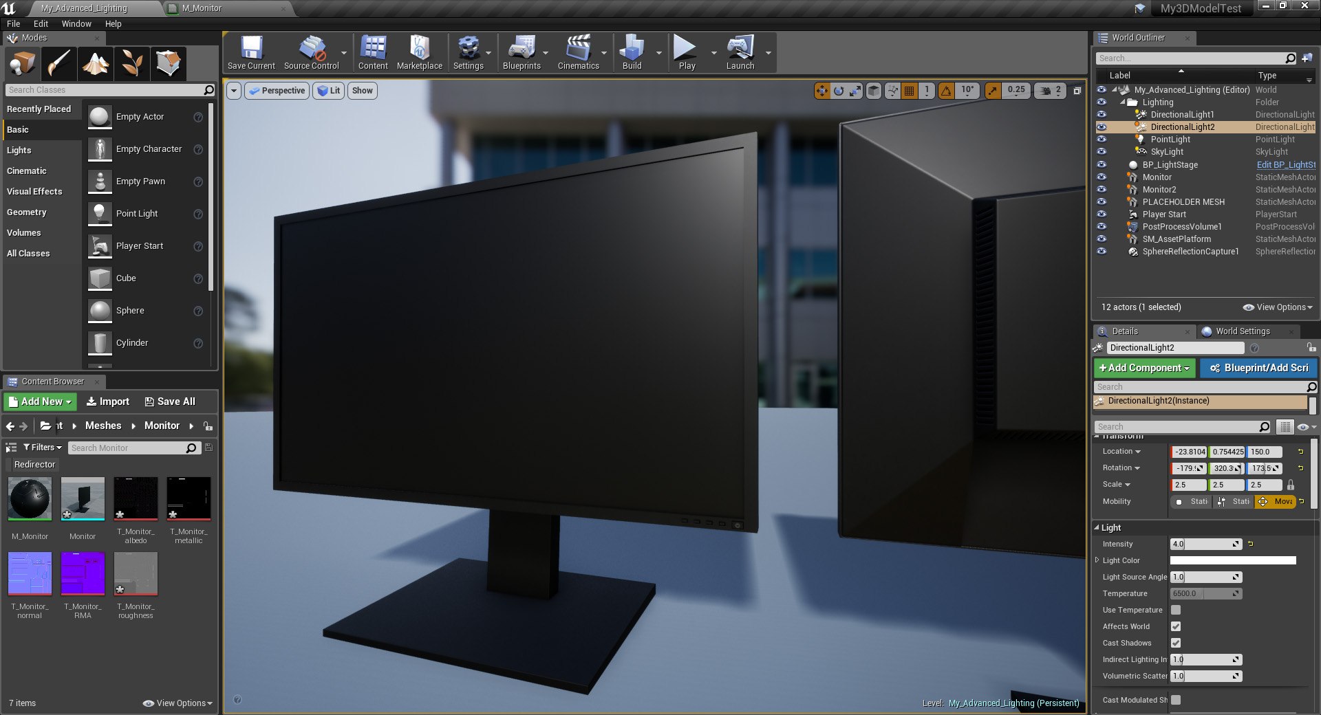 3D model widescreen computer monitor ready - TurboSquid 1276752