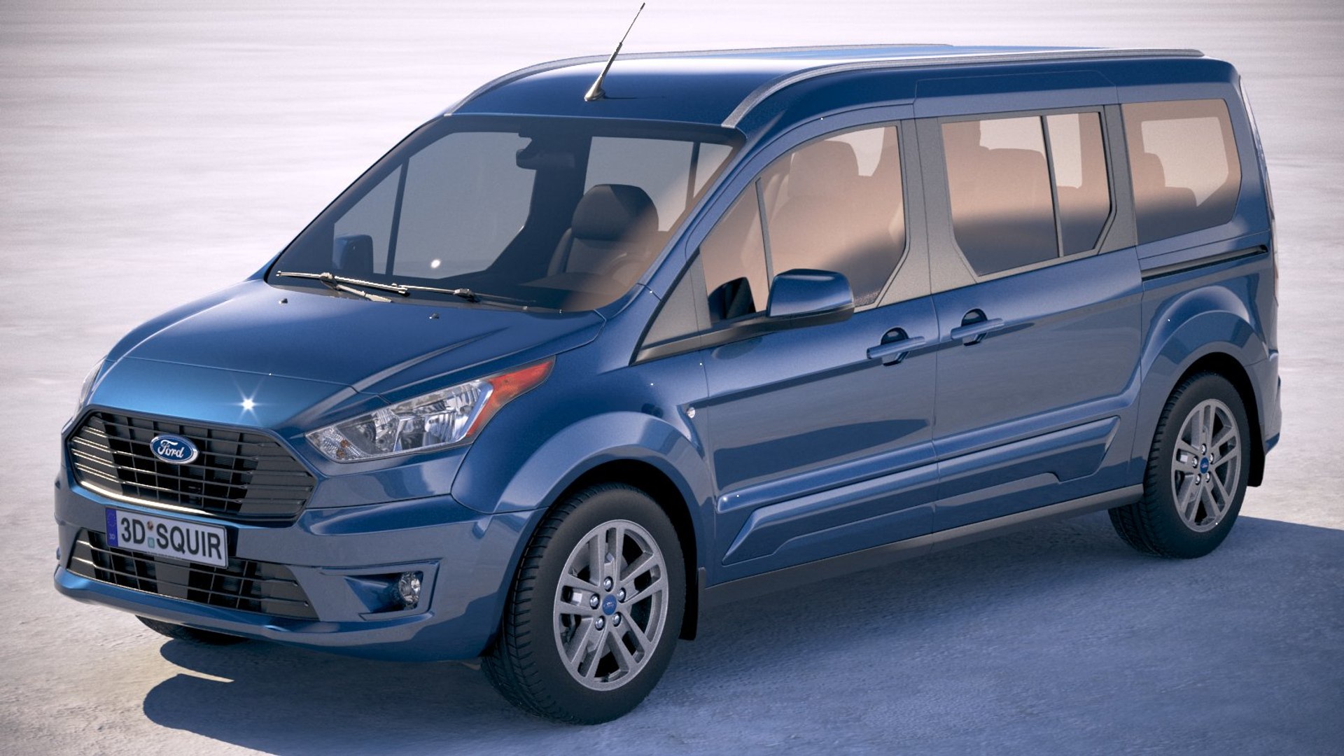 3D model transit connect wagon - TurboSquid 1285033