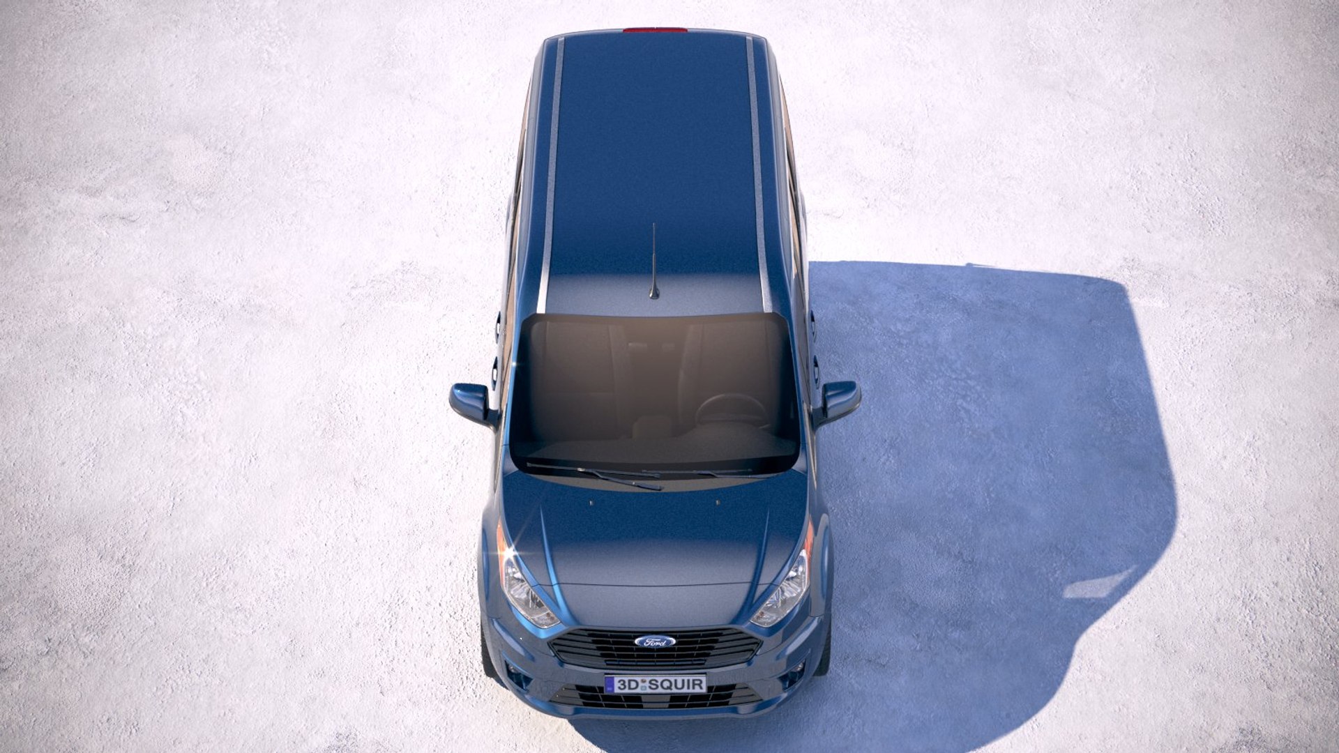 3D Model Transit Connect Wagon - TurboSquid 1285033