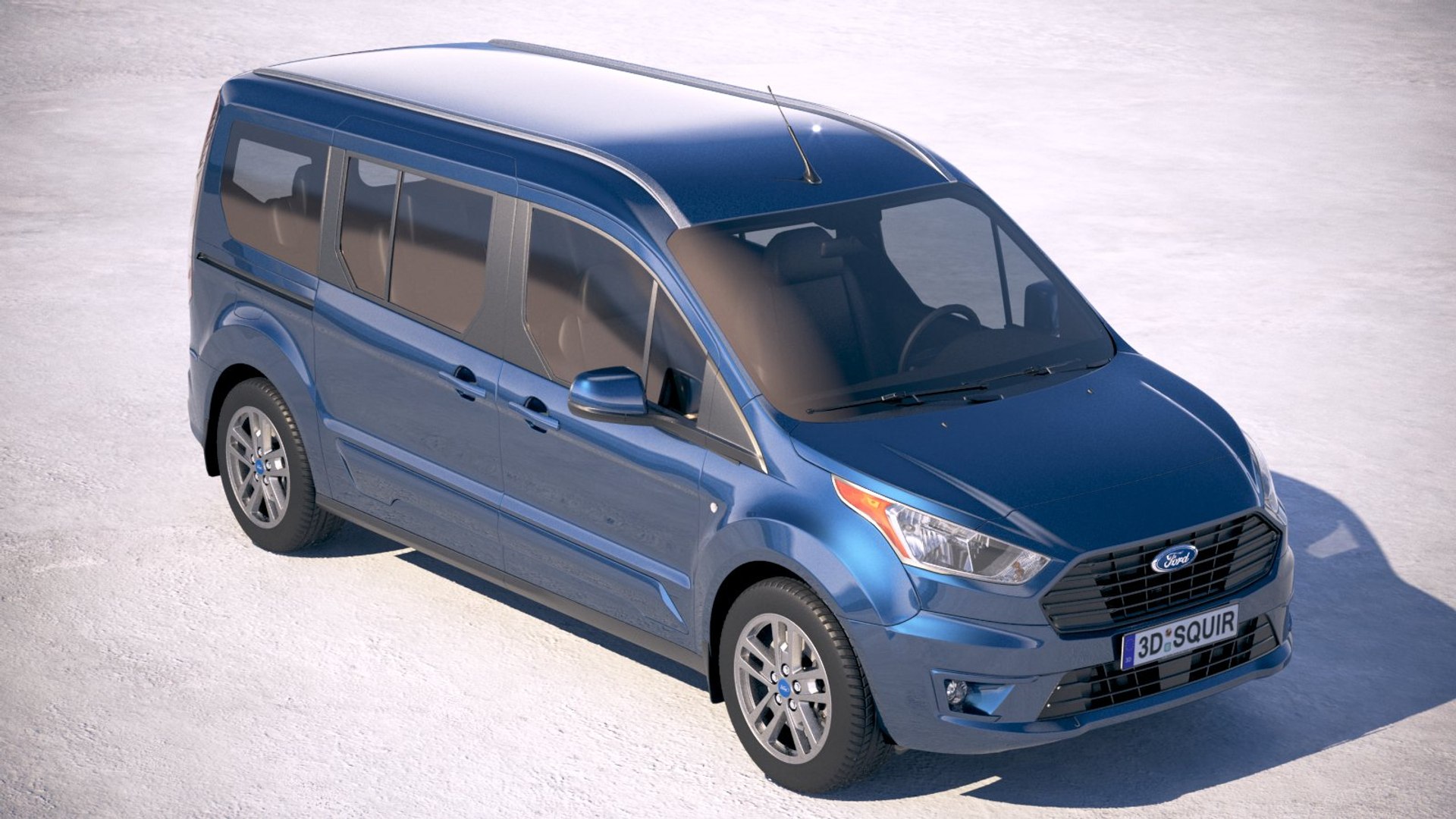3D Model Transit Connect Wagon - TurboSquid 1285033