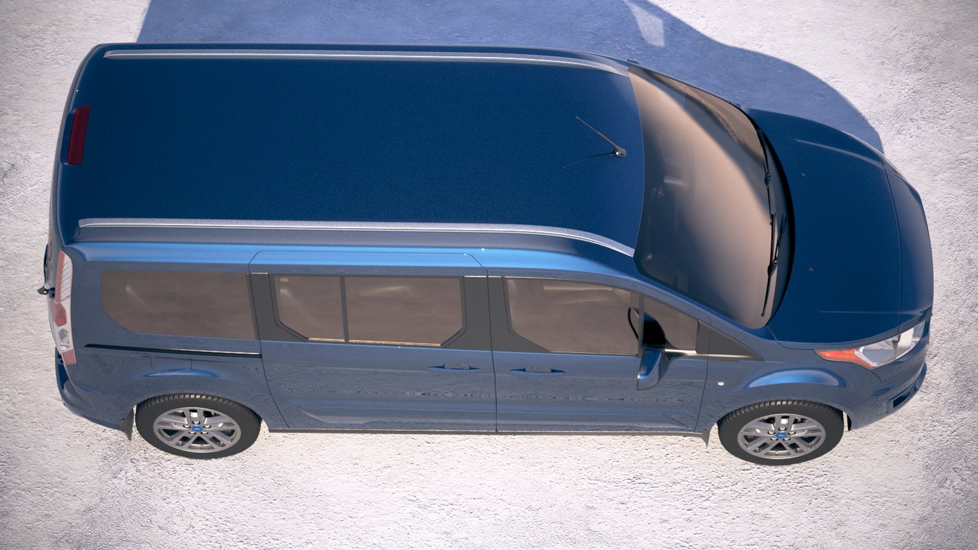 3D Model Transit Connect Wagon - TurboSquid 1285033