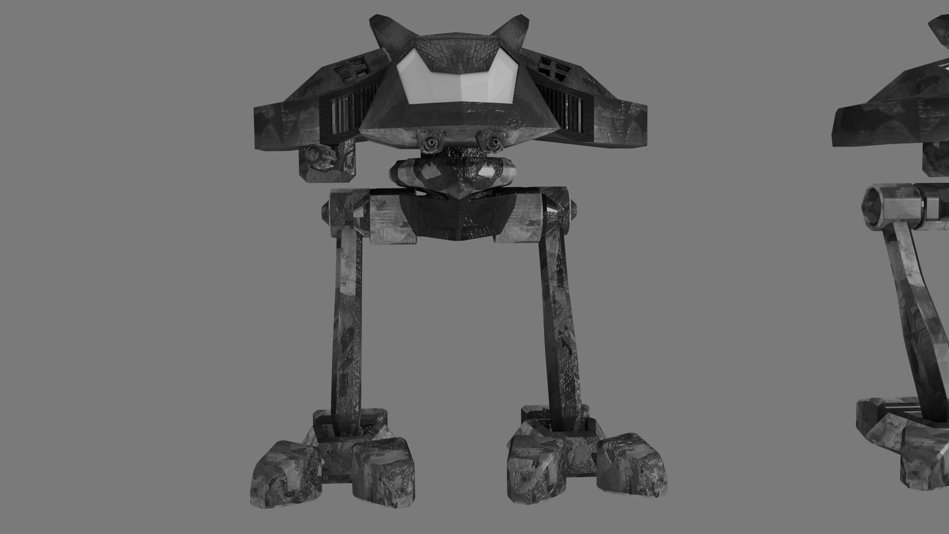Bipedal Mech 3d Blend