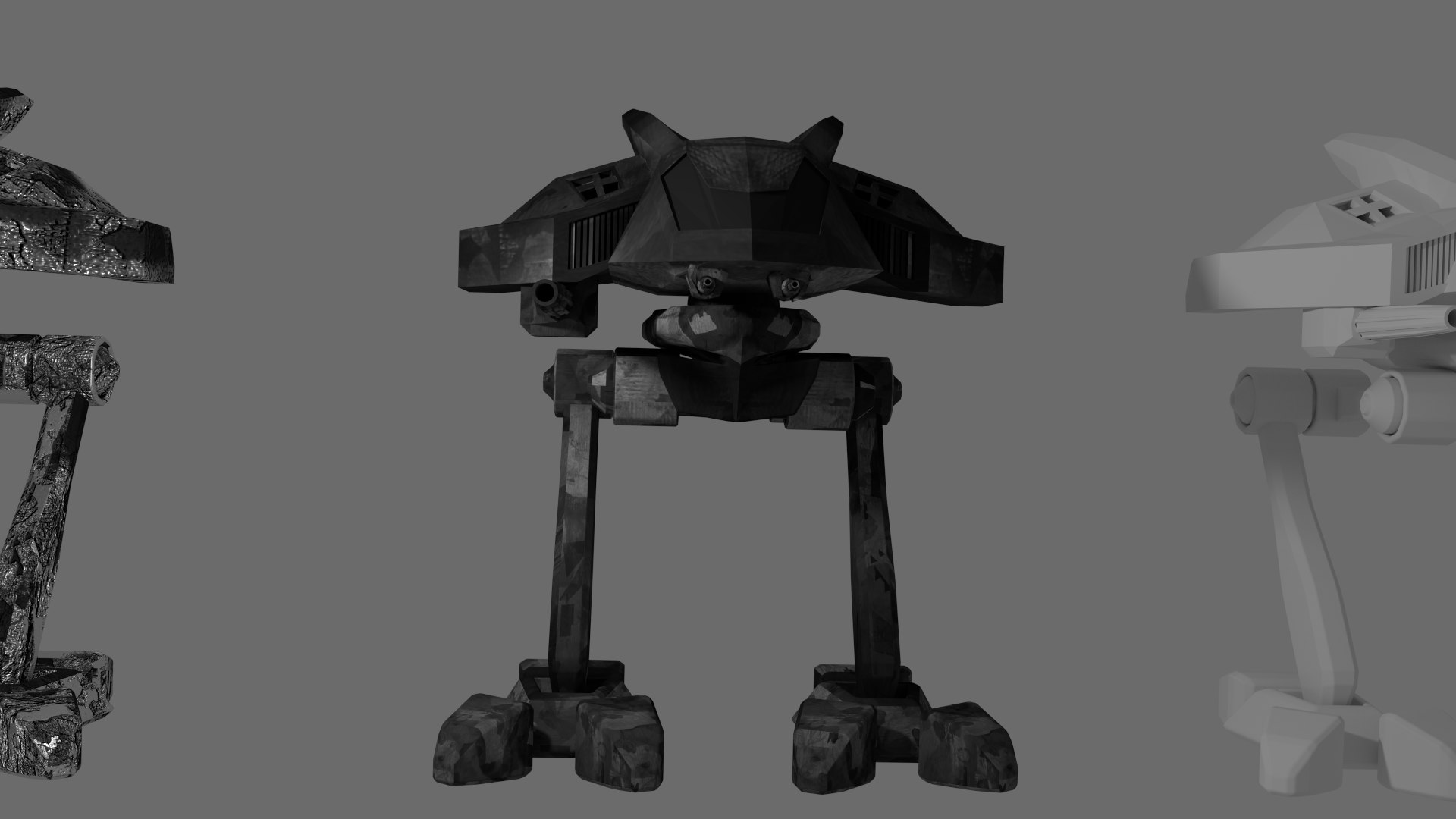 Bipedal Mech 3d Blend