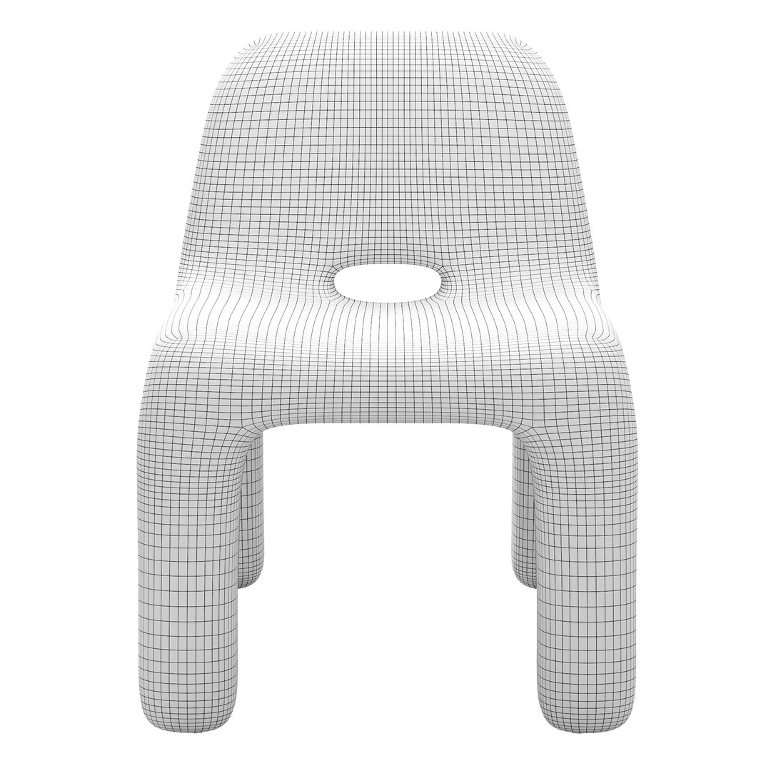 3D Model Ecobirdy Charlie Chair Vanilla - TurboSquid 2259093