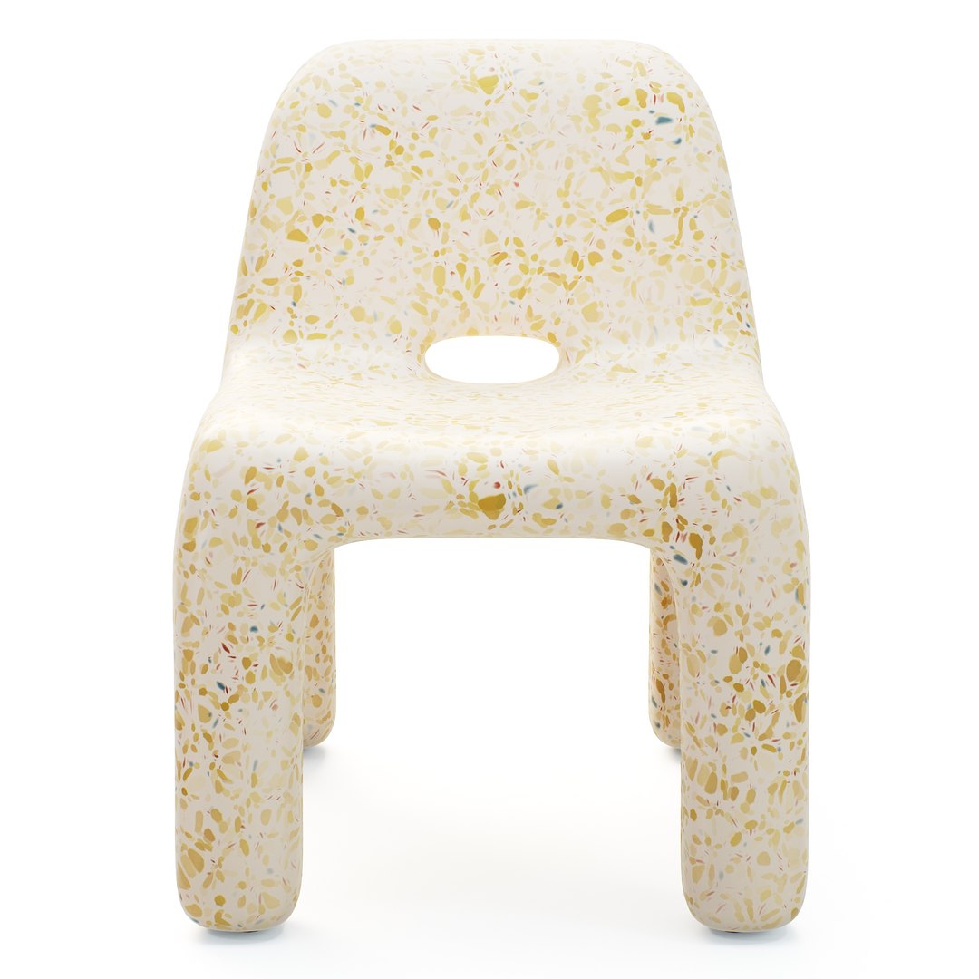 3D Model Ecobirdy Charlie Chair Vanilla - TurboSquid 2259093
