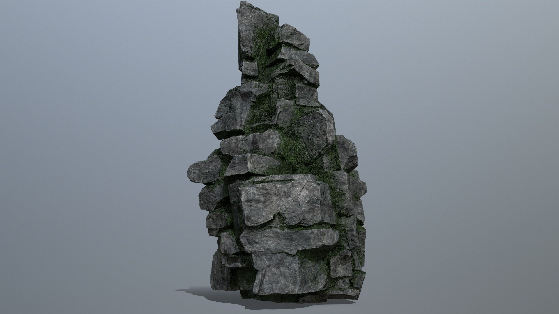 3D Cliff Rocks Model - TurboSquid 2040576
