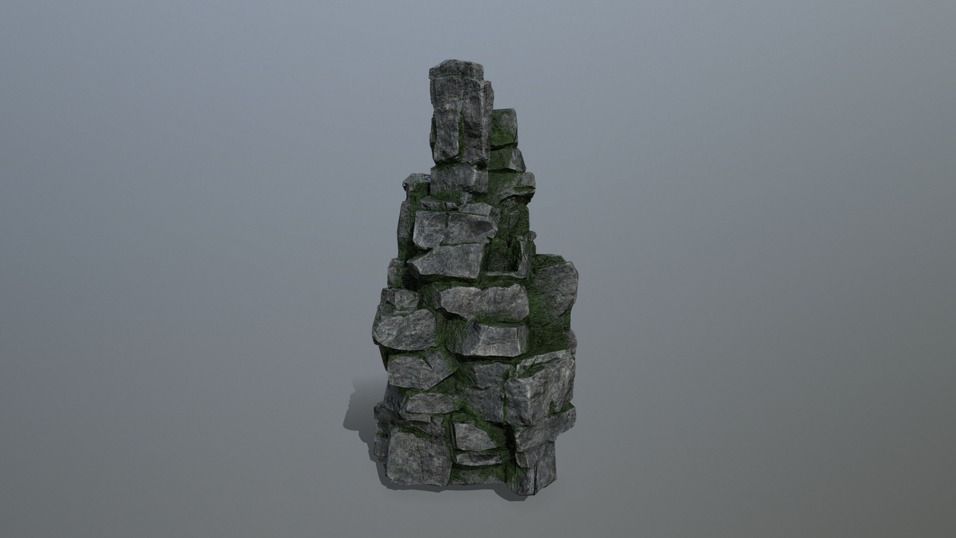 3D Cliff Rocks Model - TurboSquid 2040576