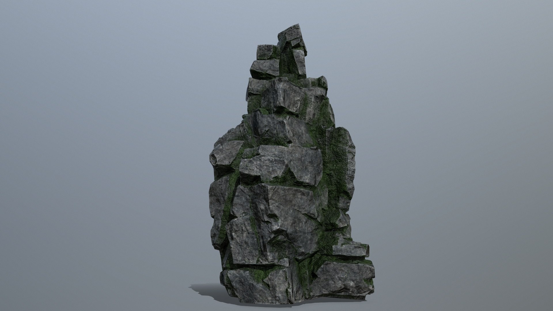 3D Cliff Rocks Model - TurboSquid 2040576