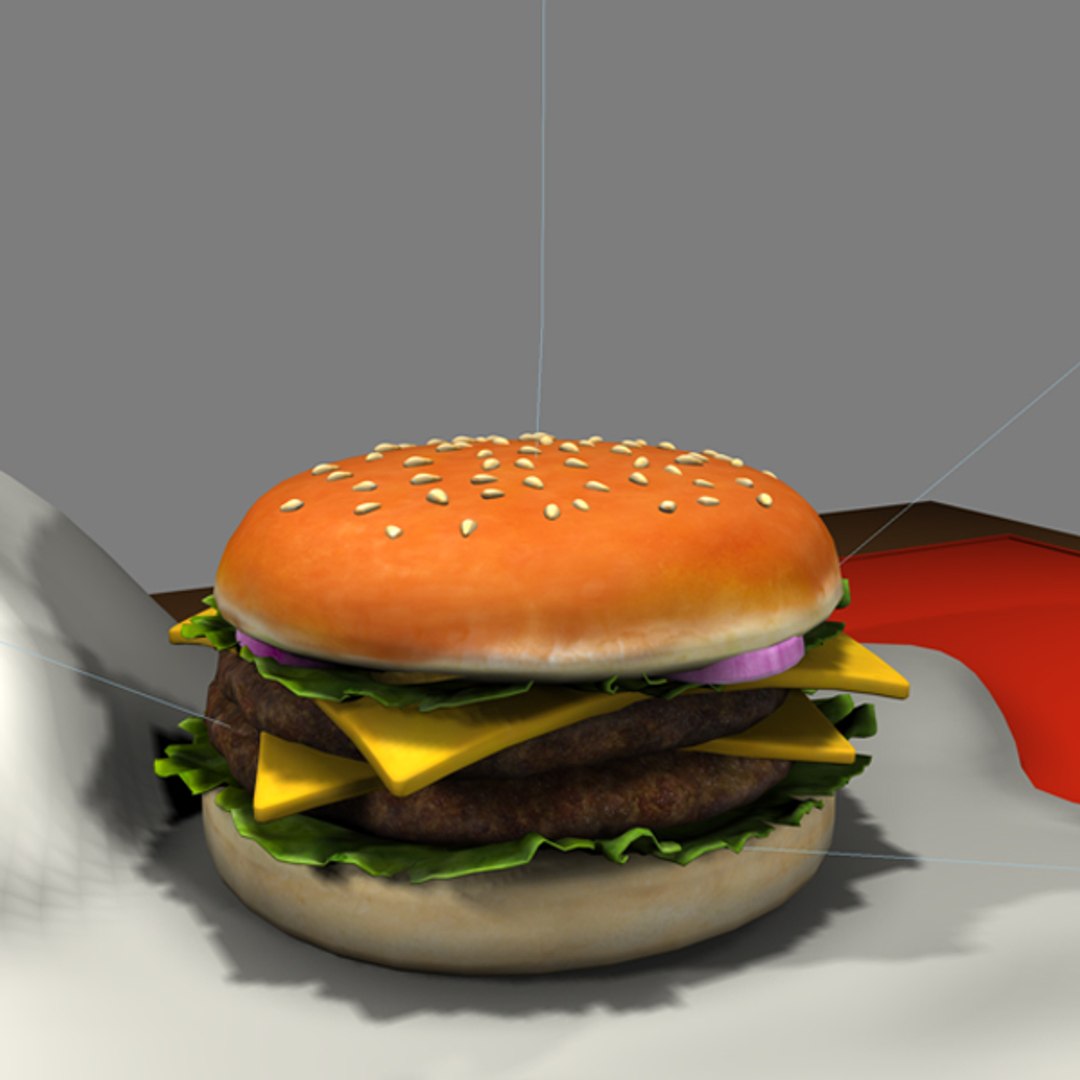3d Model Burger