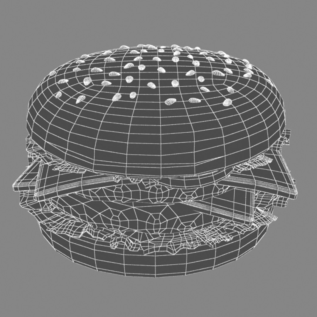 3d Model Burger