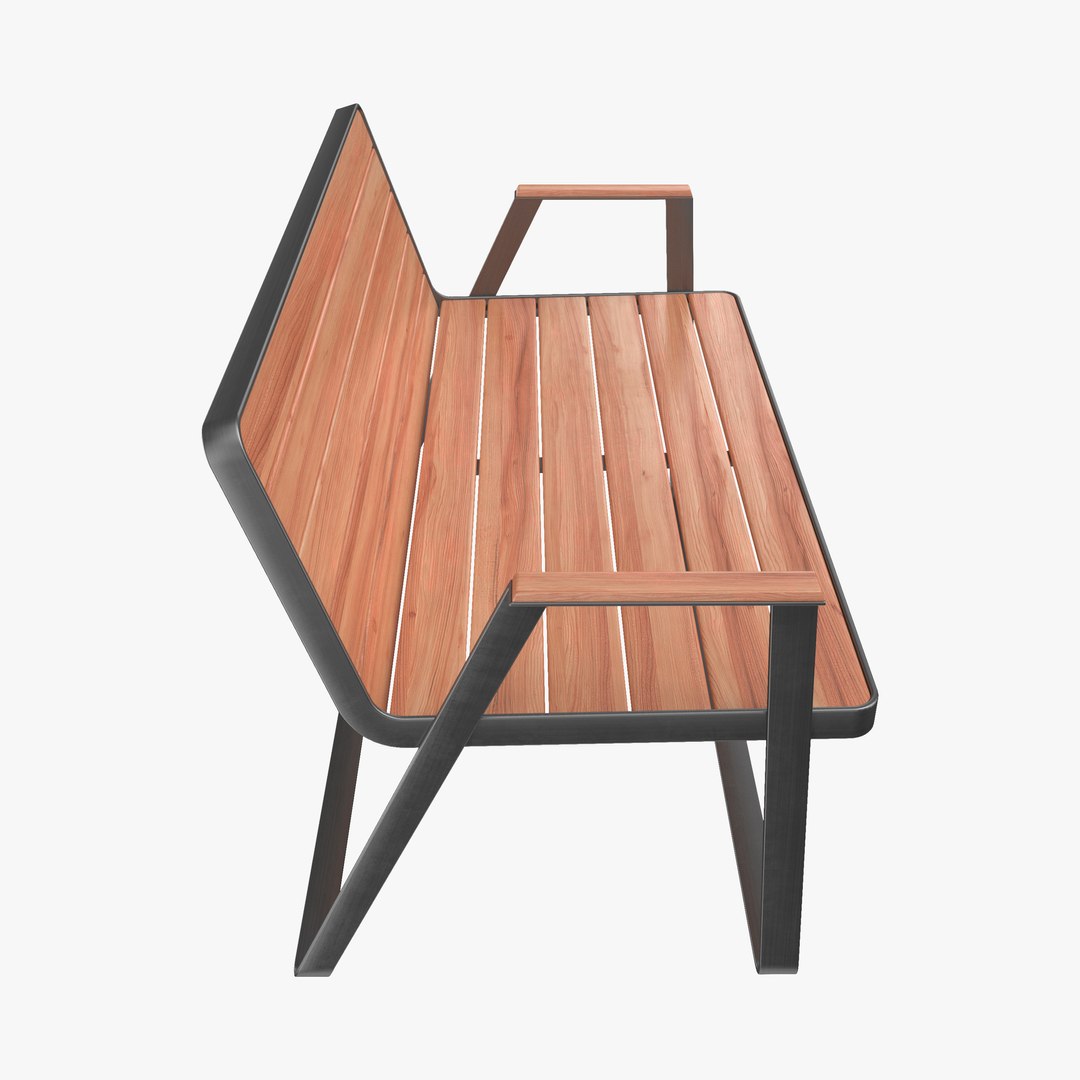 Makemake Teak Garden Set By Terraforma With Benches Chairs Table 3D ...