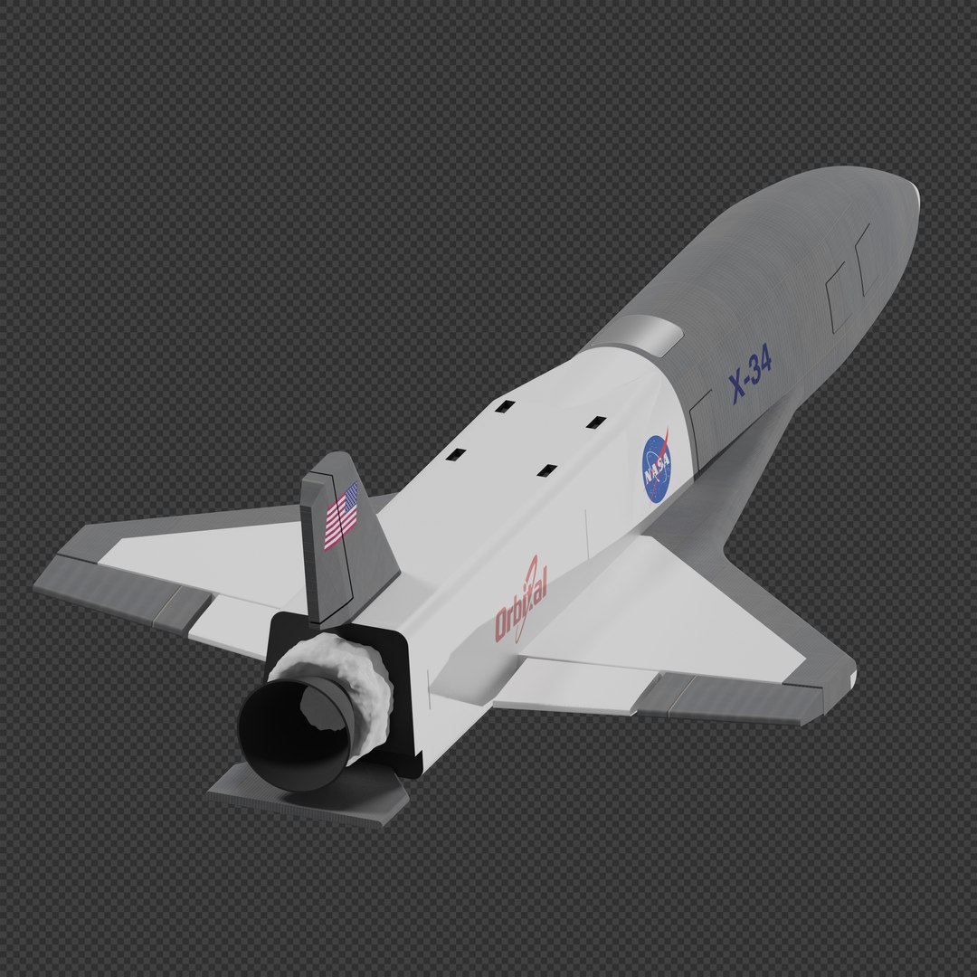 Orbital Sciences Corporation X-34 3D - TurboSquid 1972487
