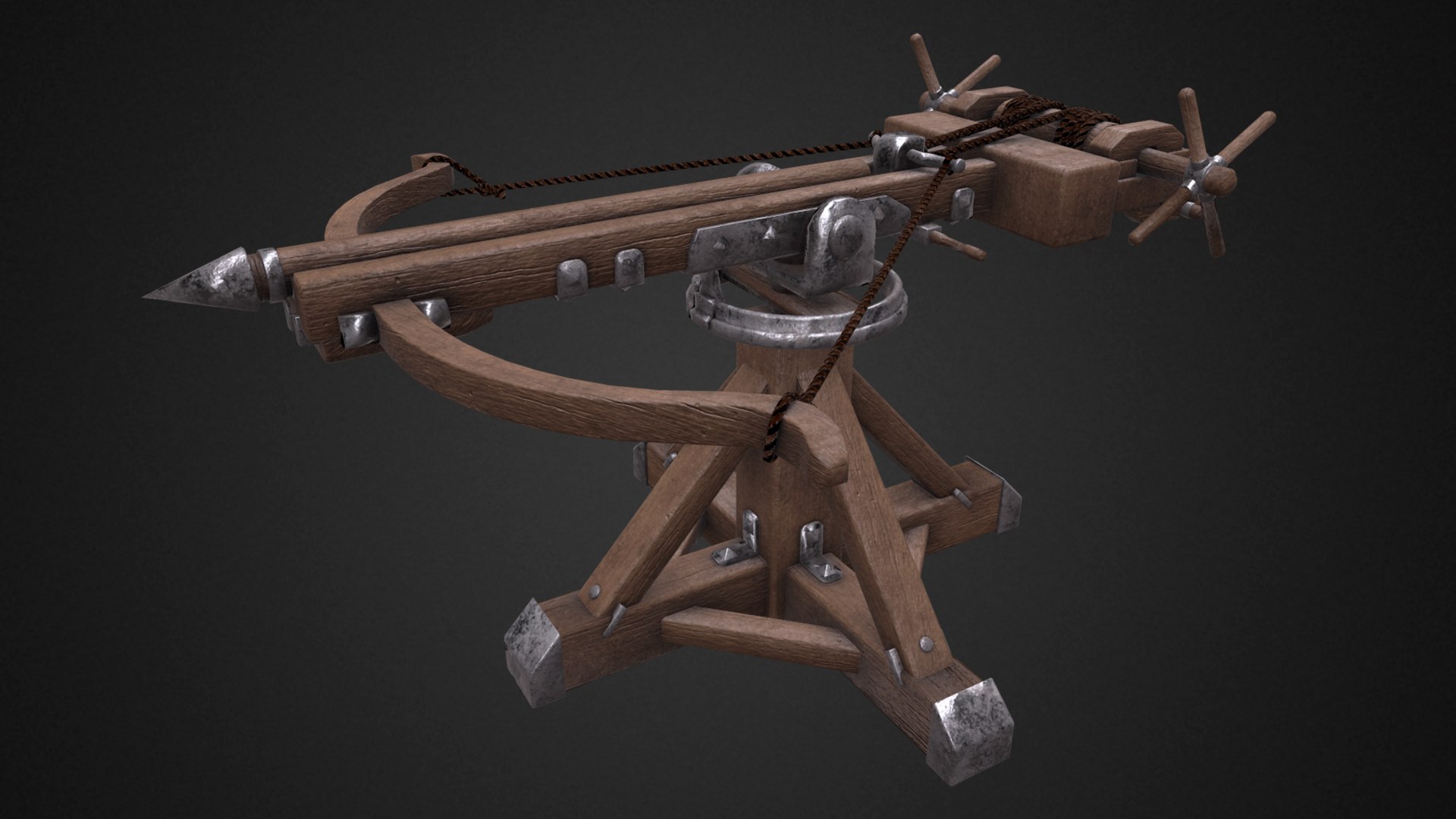3D Ballista Weapon - TurboSquid 1637771