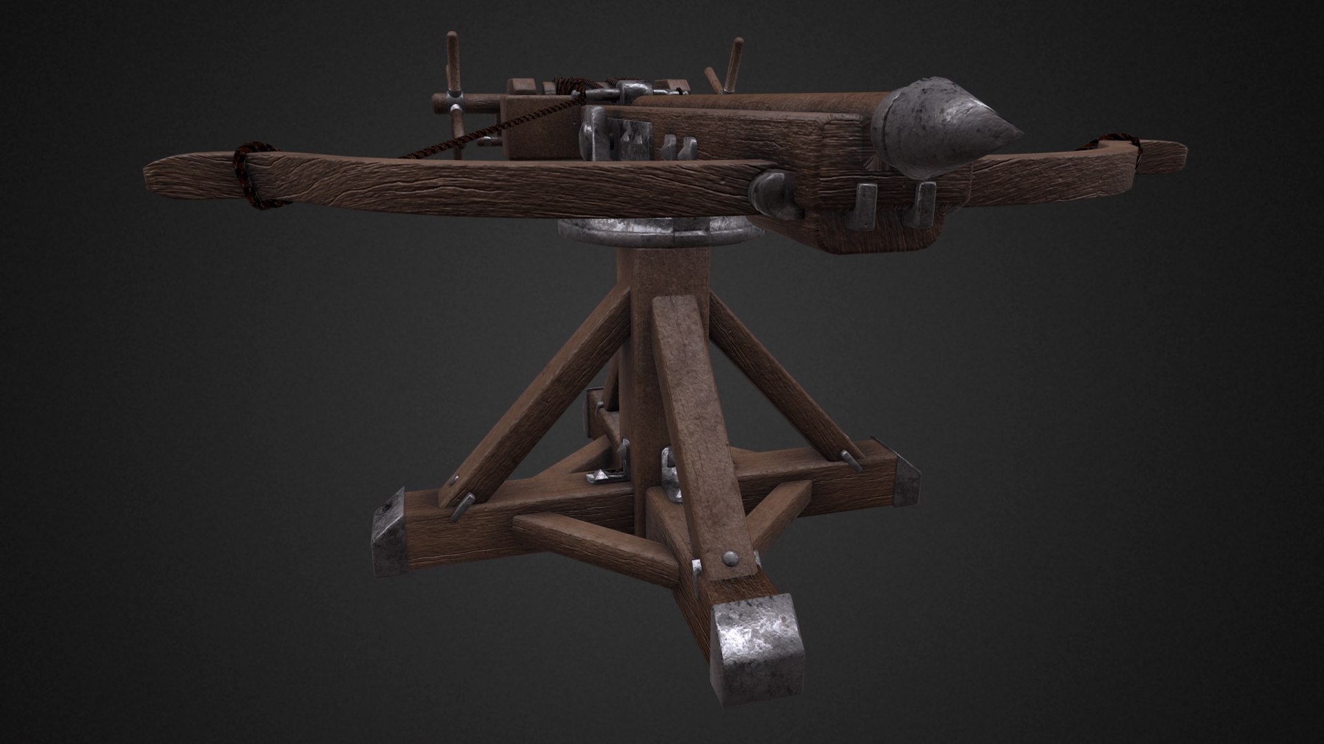 3D Ballista Weapon - TurboSquid 1637771