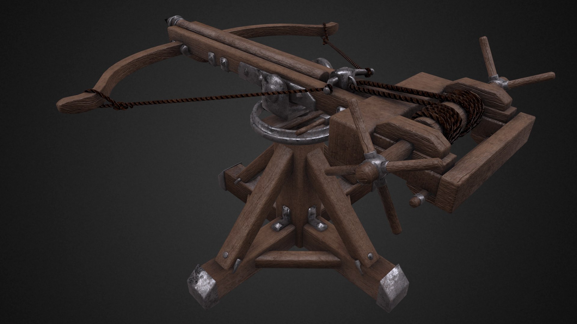 3D Ballista Weapon - TurboSquid 1637771