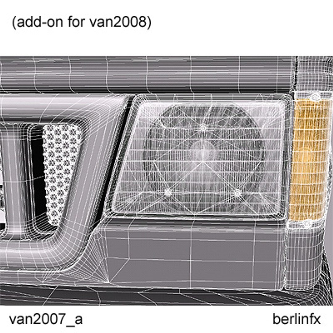 3d Model 2007 Van2007