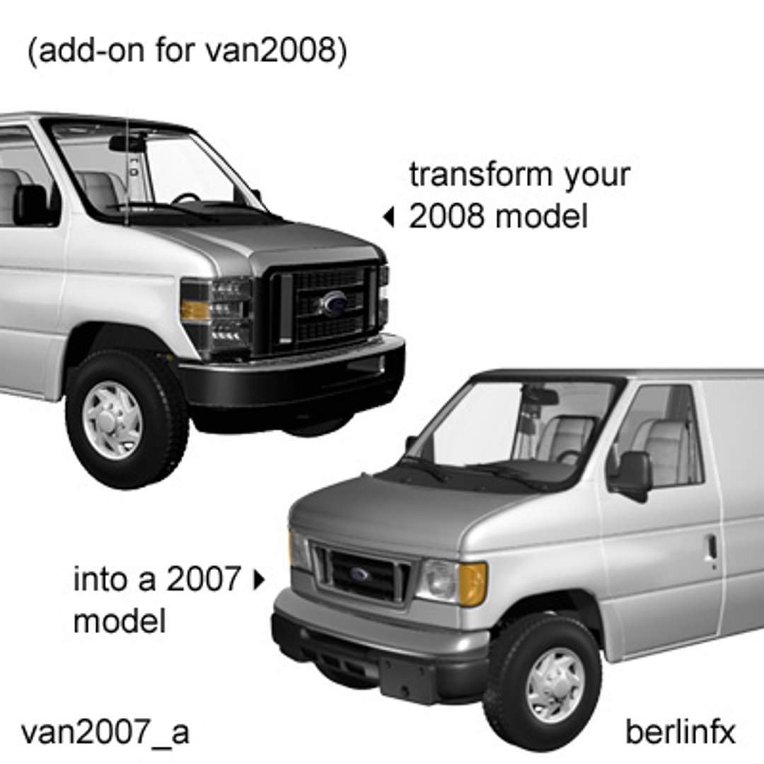 3d Model 2007 Van2007
