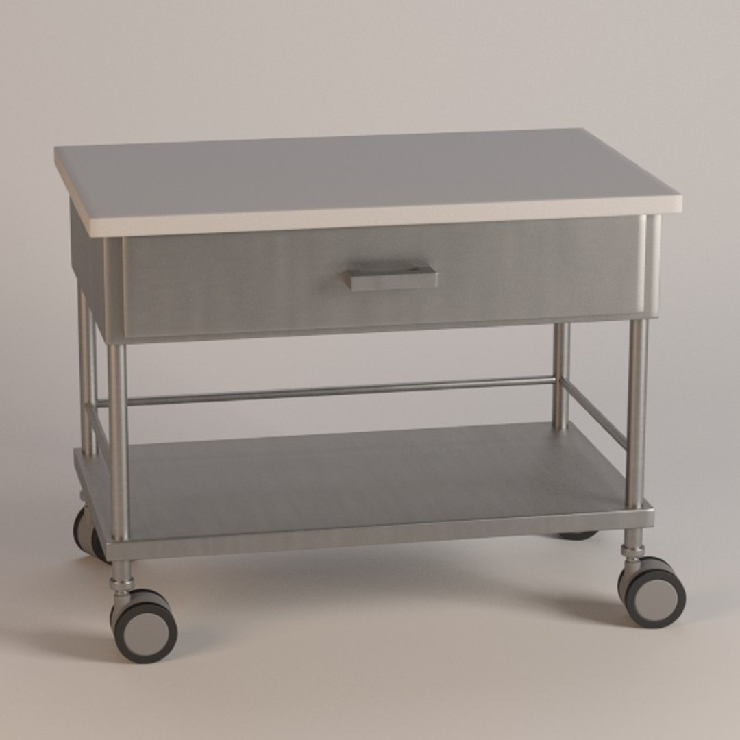 hospital tables 3d model