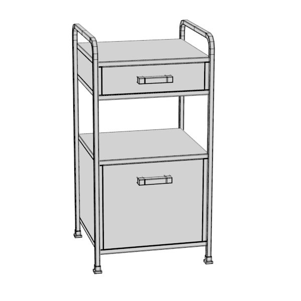 hospital tables 3d model