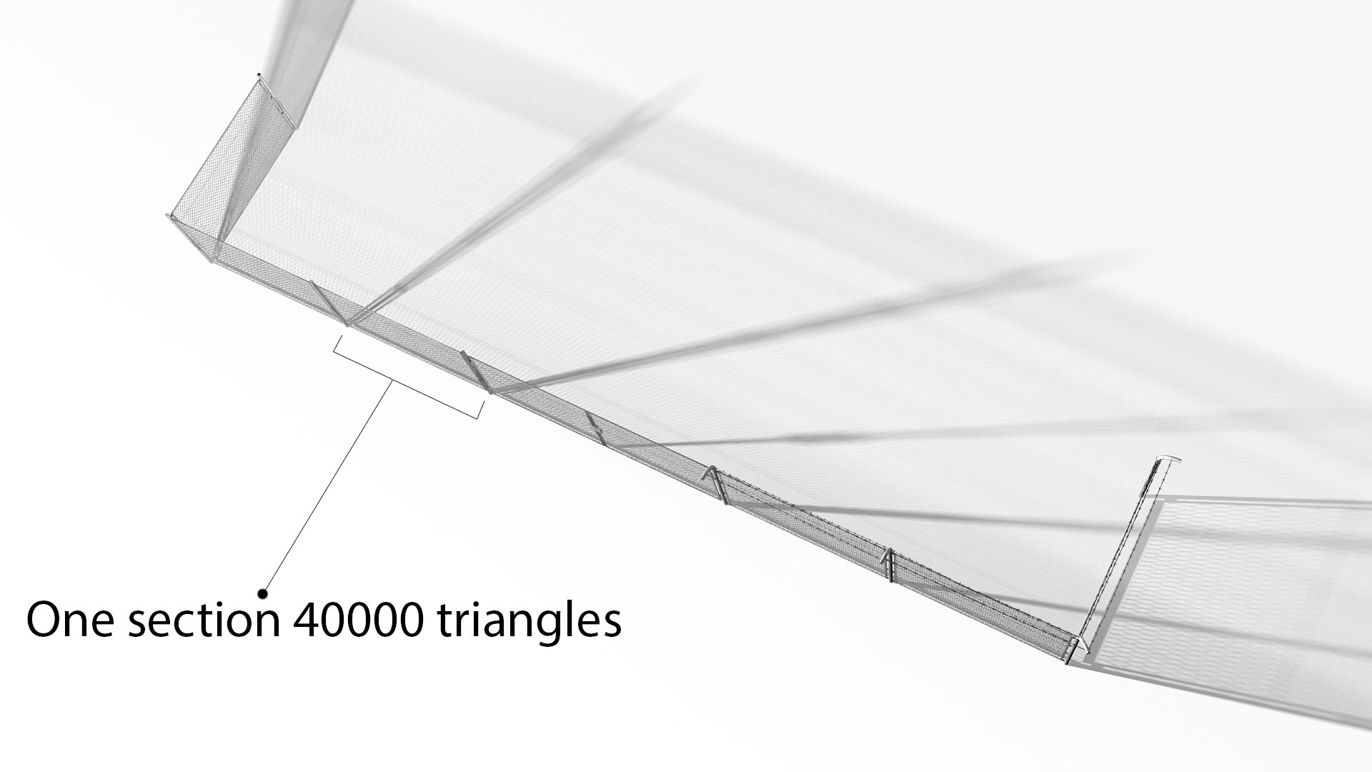 3d model of rabitz fence 40000
