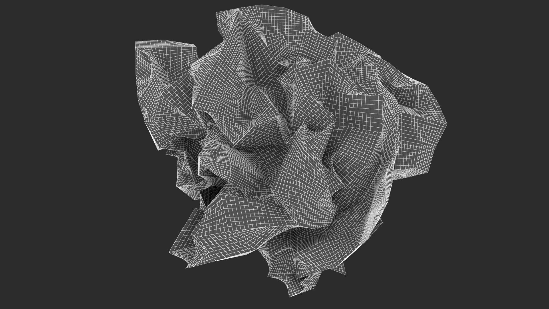 3D Model Crumpled Paper 3 - TurboSquid 1937566