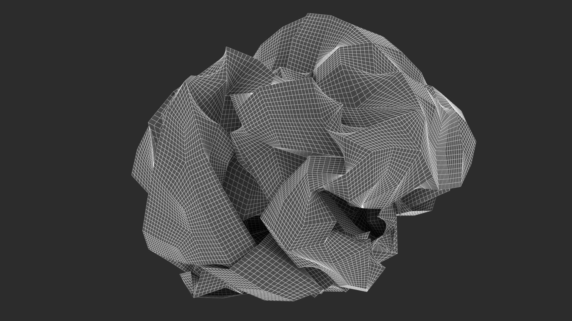 3D Model Crumpled Paper 3 - TurboSquid 1937566