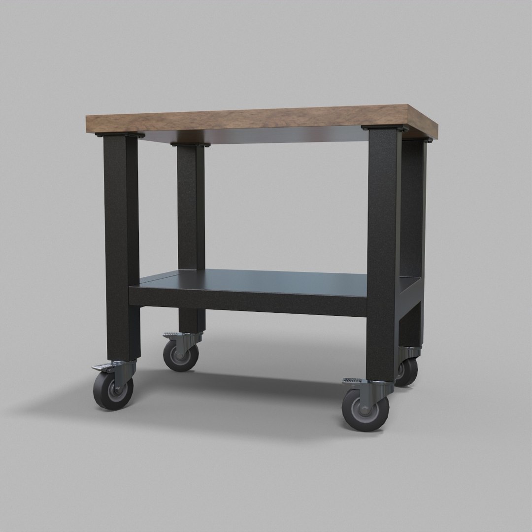 1 Mobile Workstation Table 900 3D - TurboSquid 2039301