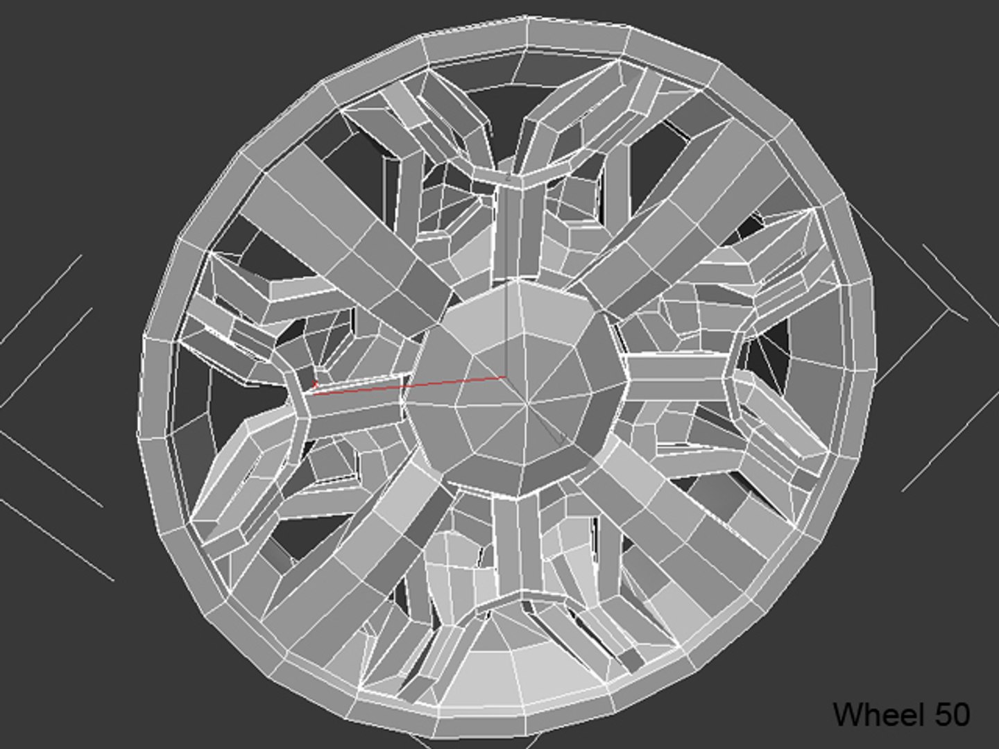 Wheel 50 3d Model