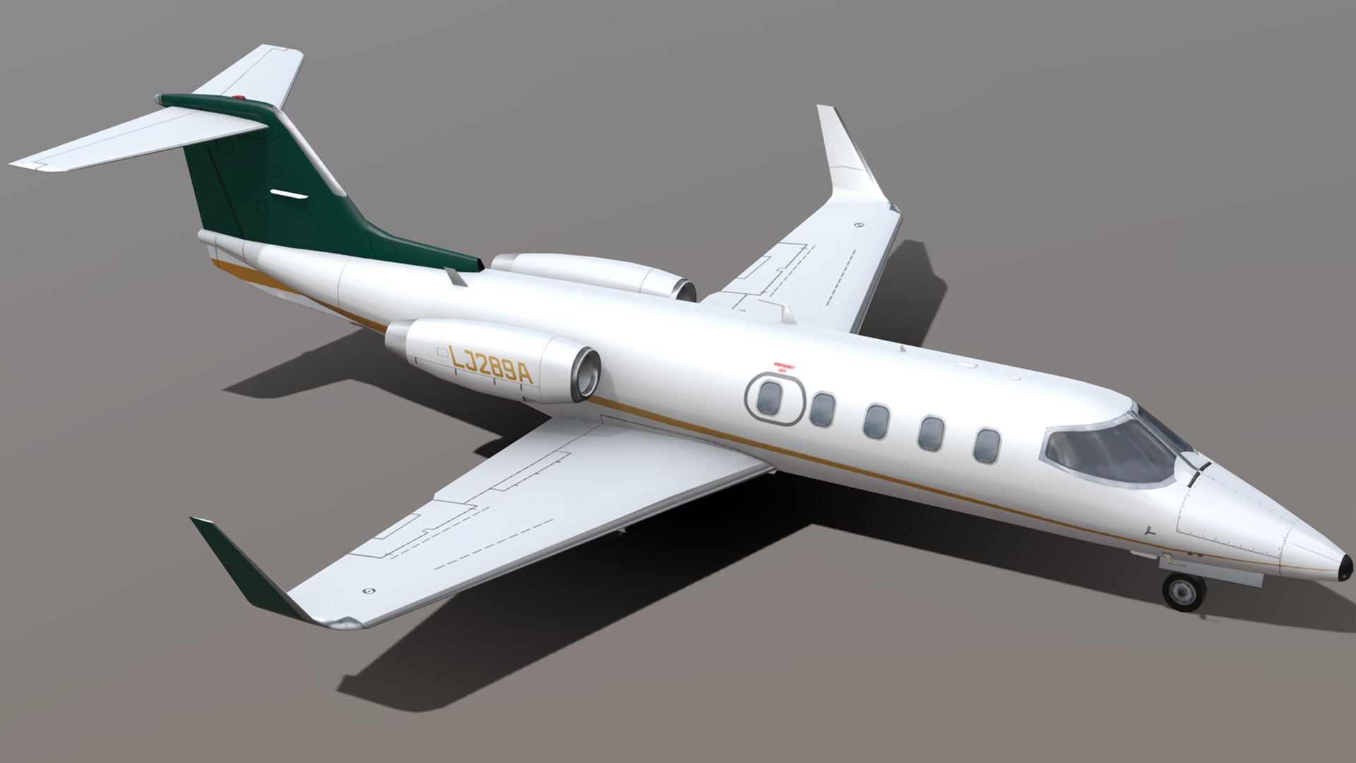 3D Learjet 28 - TurboSquid 2218193