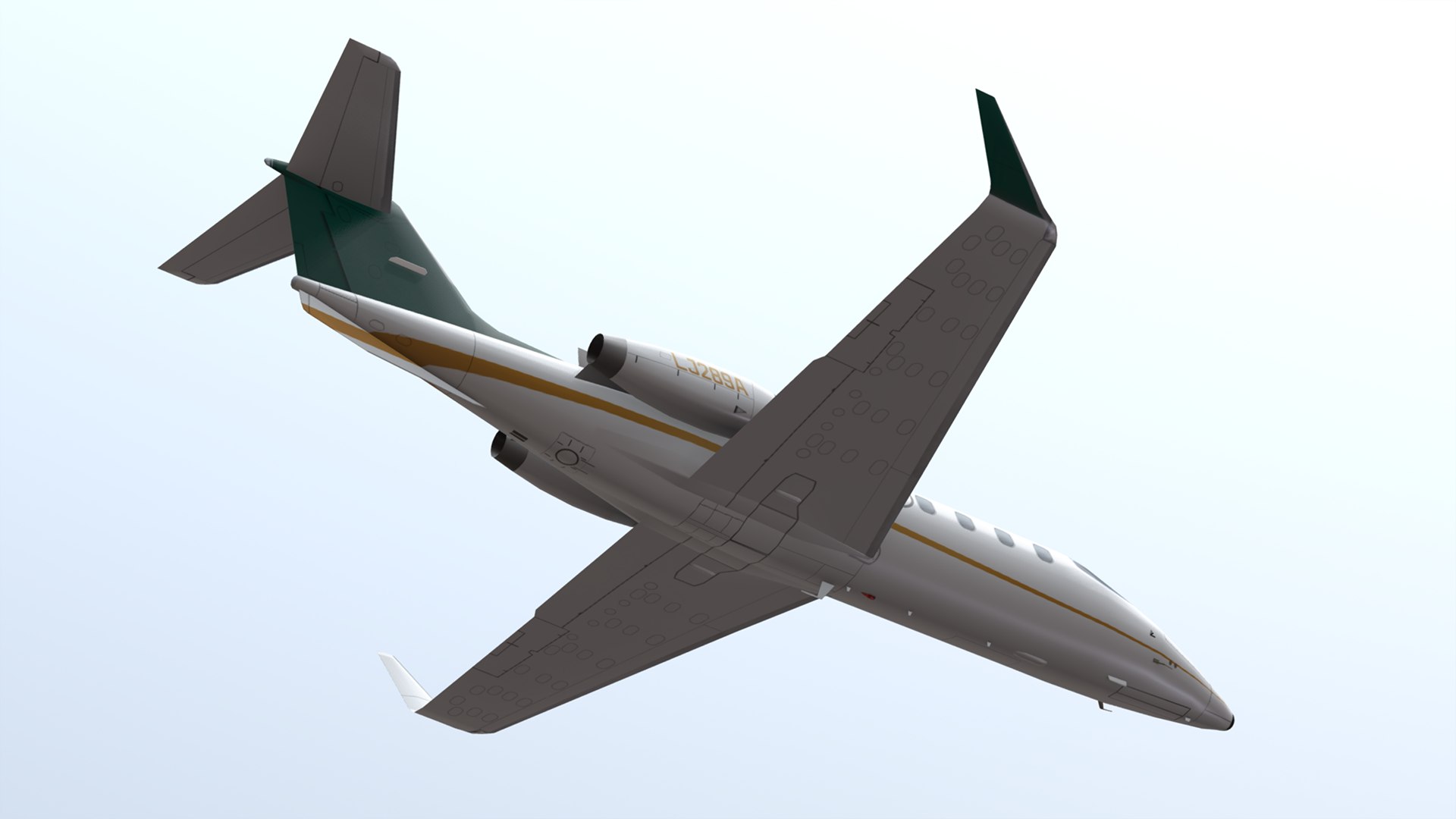 3D Learjet 28 - TurboSquid 2218193