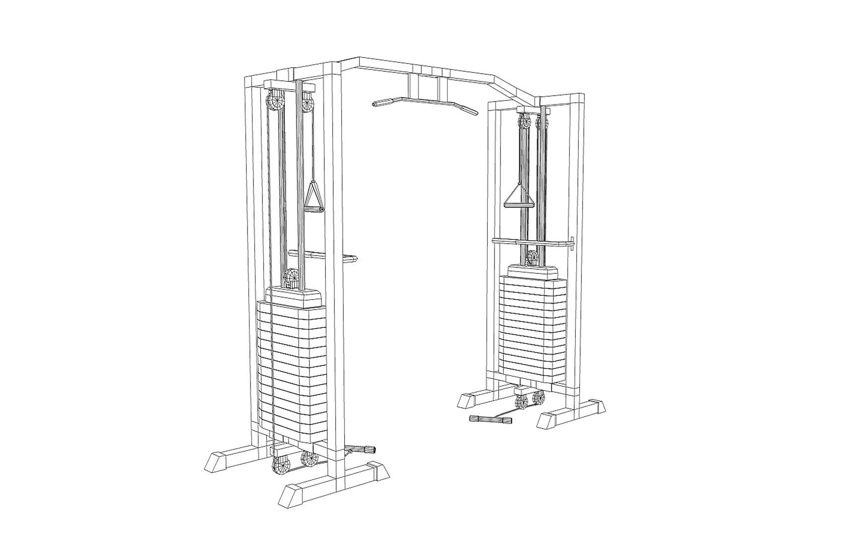 Cable Crossover 3D - TurboSquid 1242862