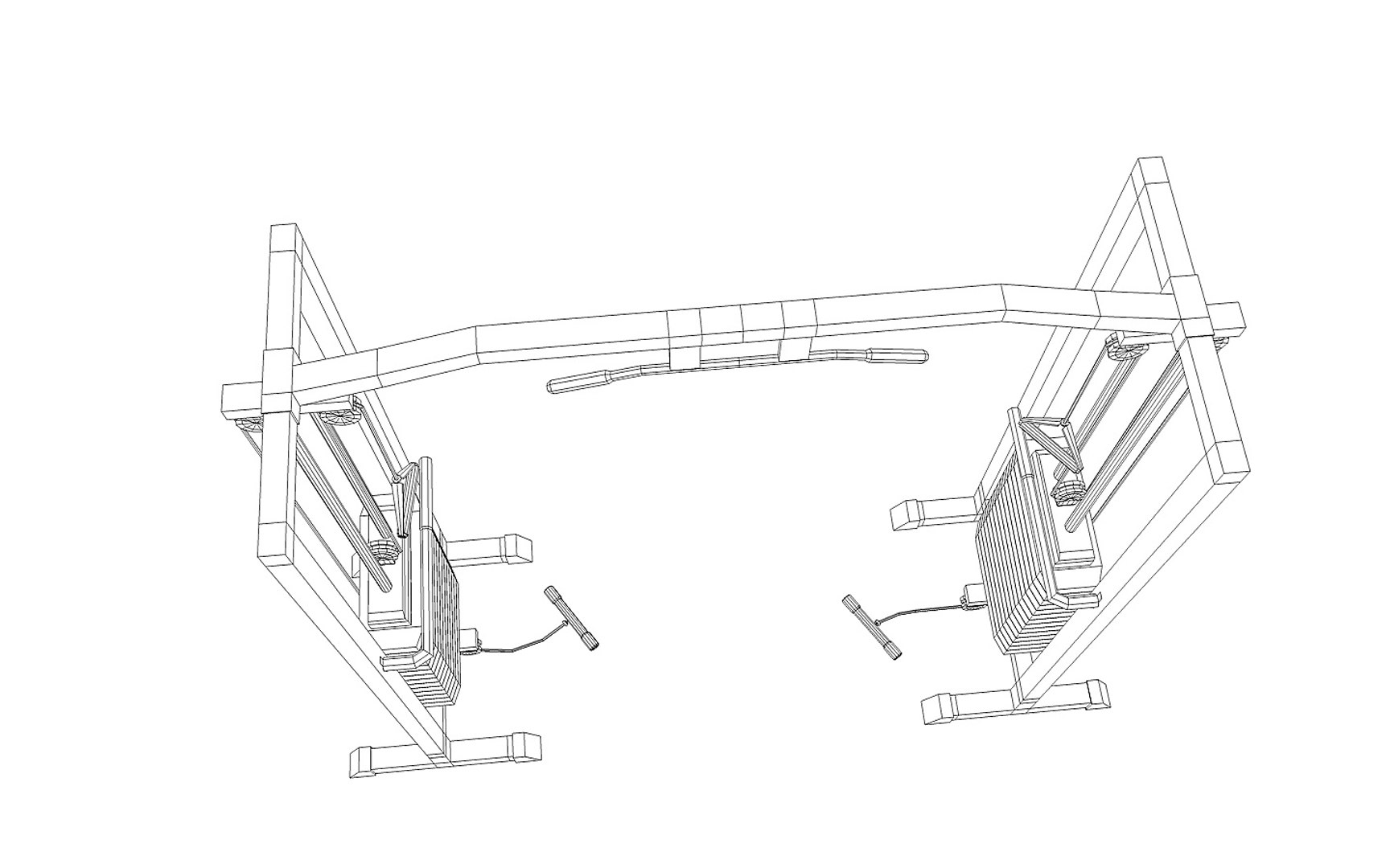 Cable Crossover 3D - TurboSquid 1242862