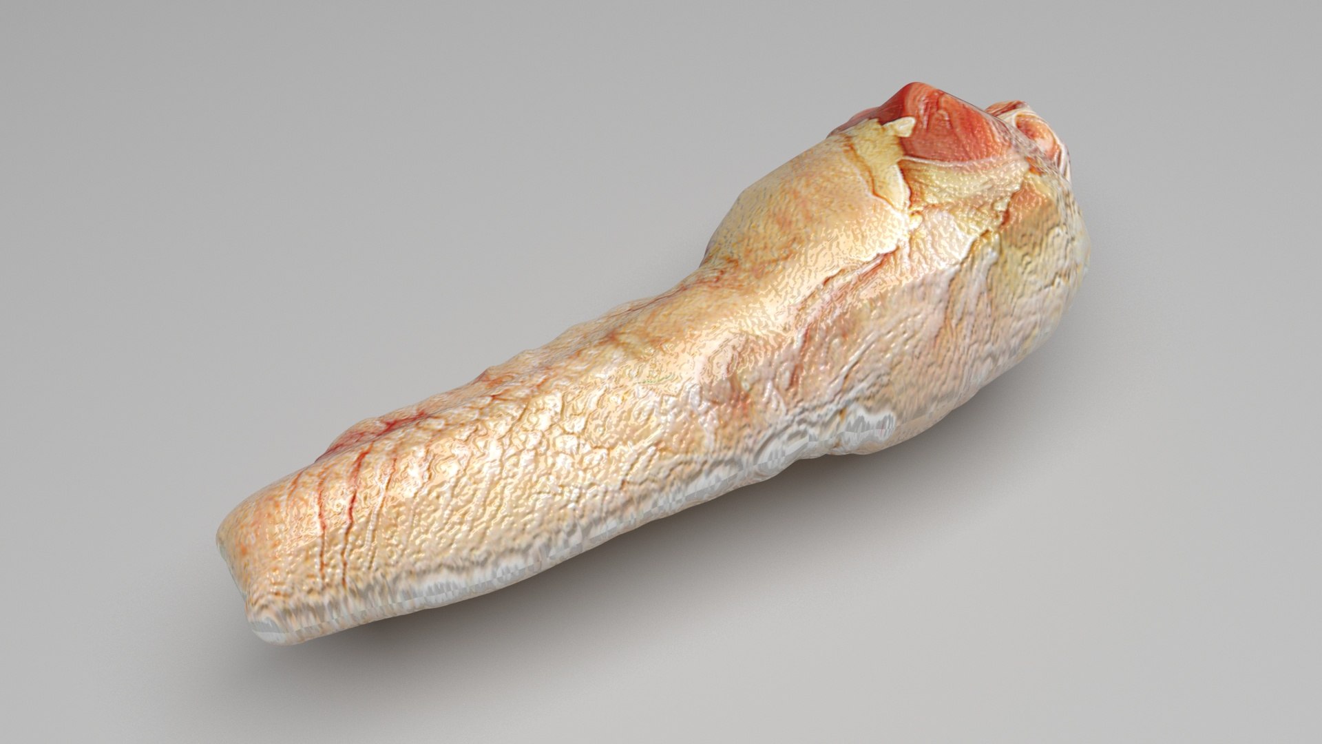 3D Chicken Neck Model - TurboSquid 2249278