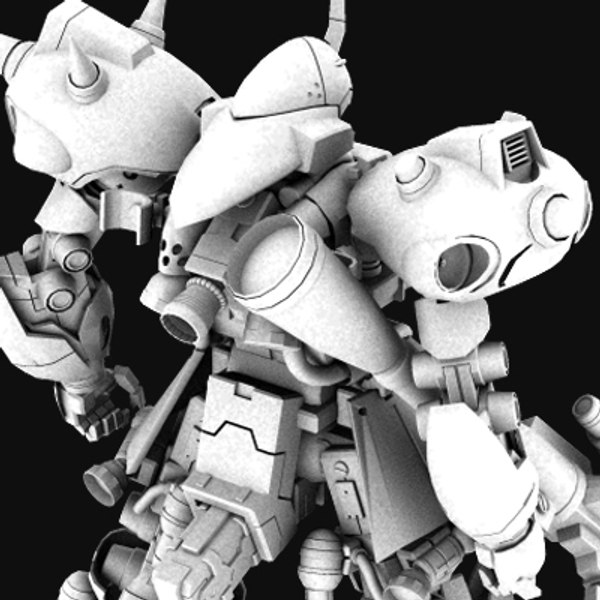 modelo 3d MS-18E Kampfer ver.ka - TurboSquid 450634