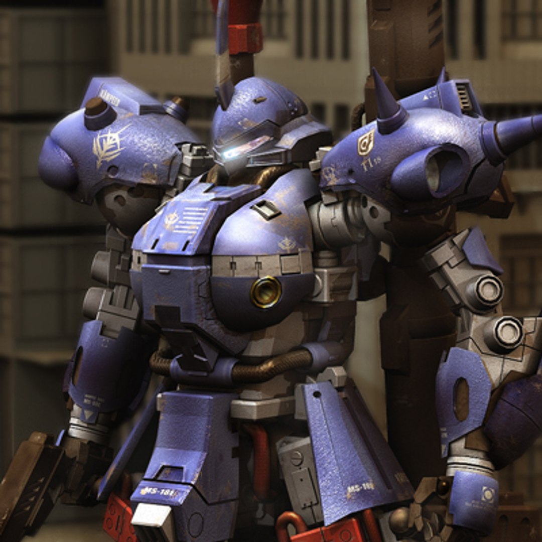 modelo 3d MS-18E Kampfer ver.ka - TurboSquid 450634
