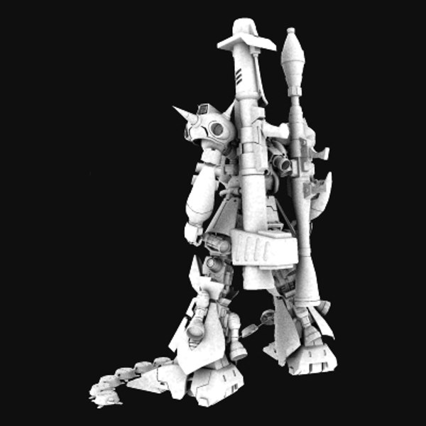 modelo 3d MS-18E Kampfer ver.ka - TurboSquid 450634