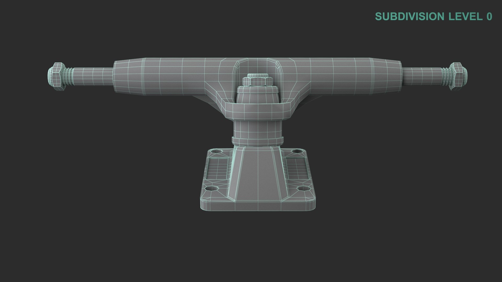 Skateboard Axis 3D model - TurboSquid 1904570