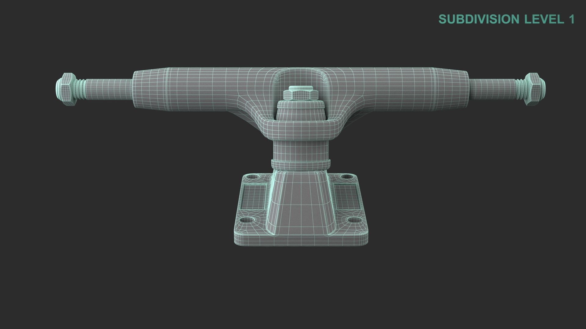 Skateboard Axis 3D model - TurboSquid 1904570