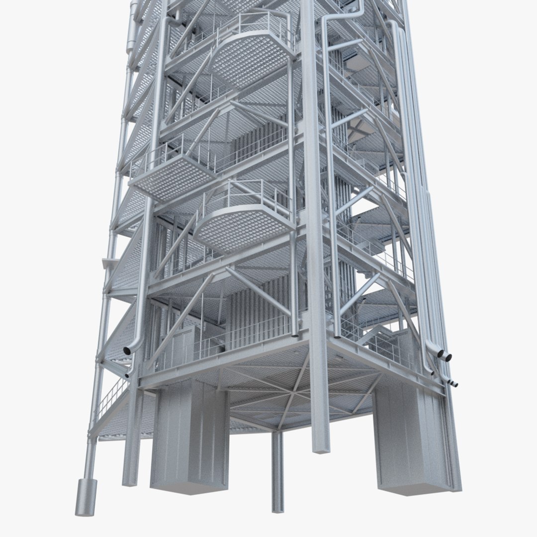 Rocket Launch Tower 3D Model - TurboSquid 1605533