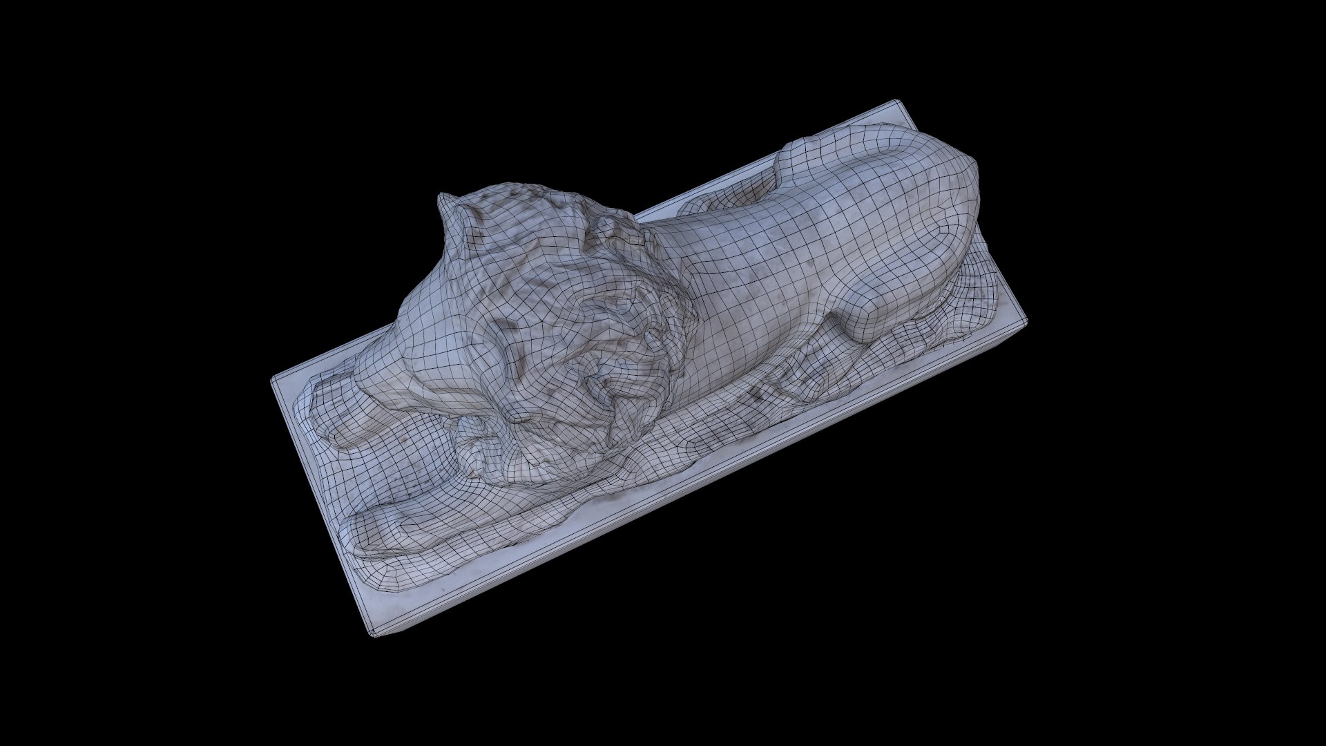 Statue Lion Model - TurboSquid 1673040