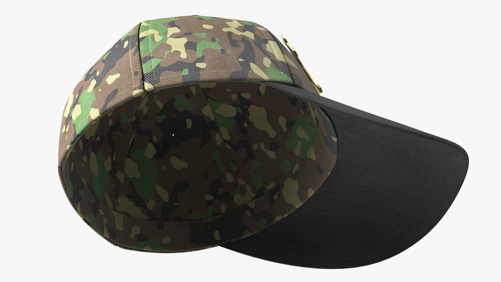 Camouflage Baseball Cap With Democratic Icon 3D Model - TurboSquid 2319399